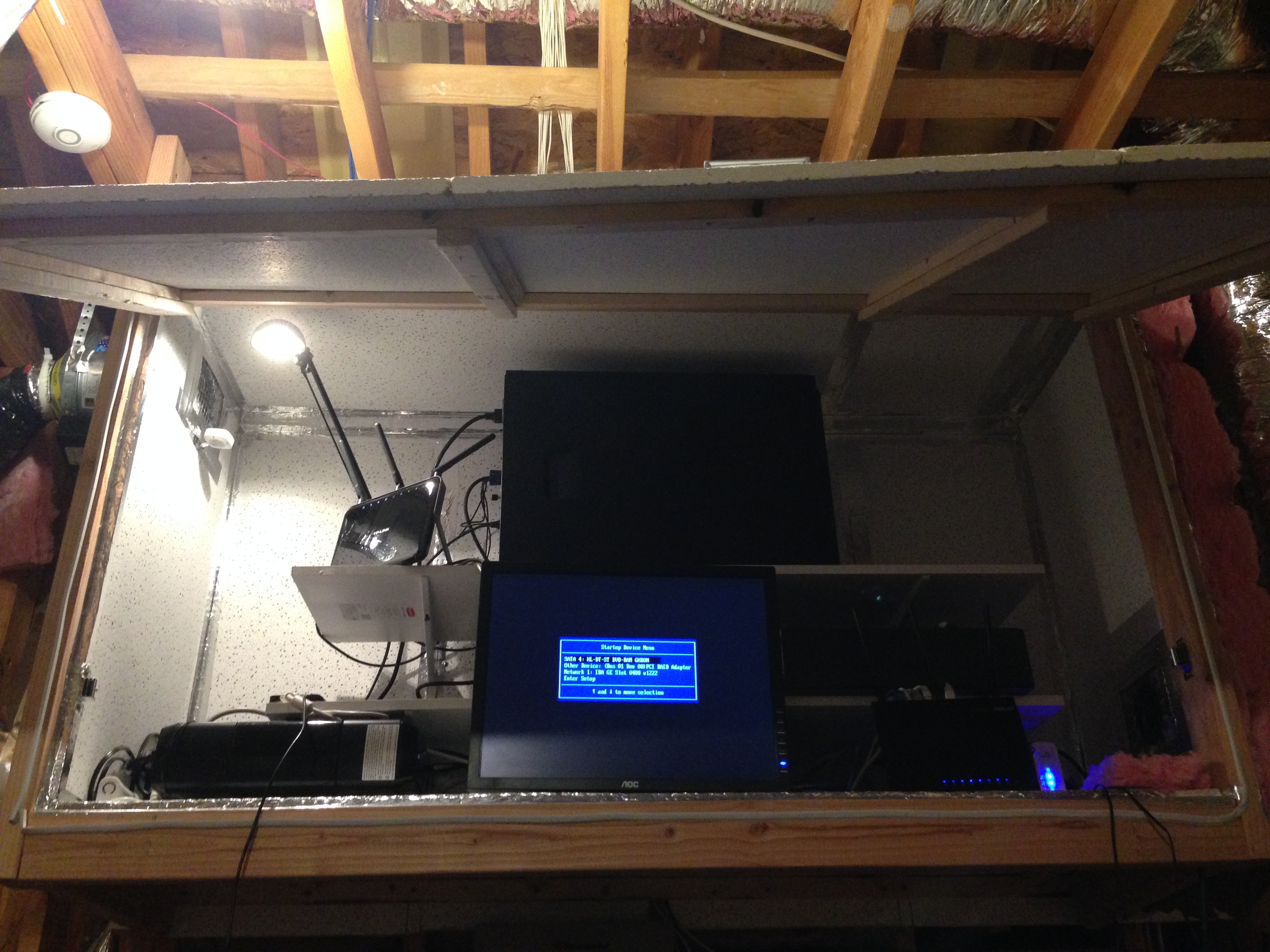 Building a Low-Cost Personal Data Center in the Attic - ideanist.com