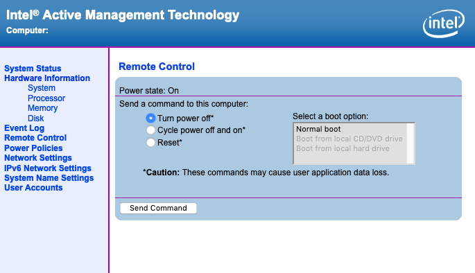 Managing Compute with Intel AMT Management Engine - ideanist.com